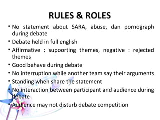 English debate competition | PPT