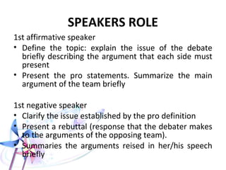 English debate competition | PPT