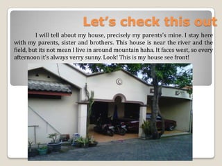 English describe home | PPTX