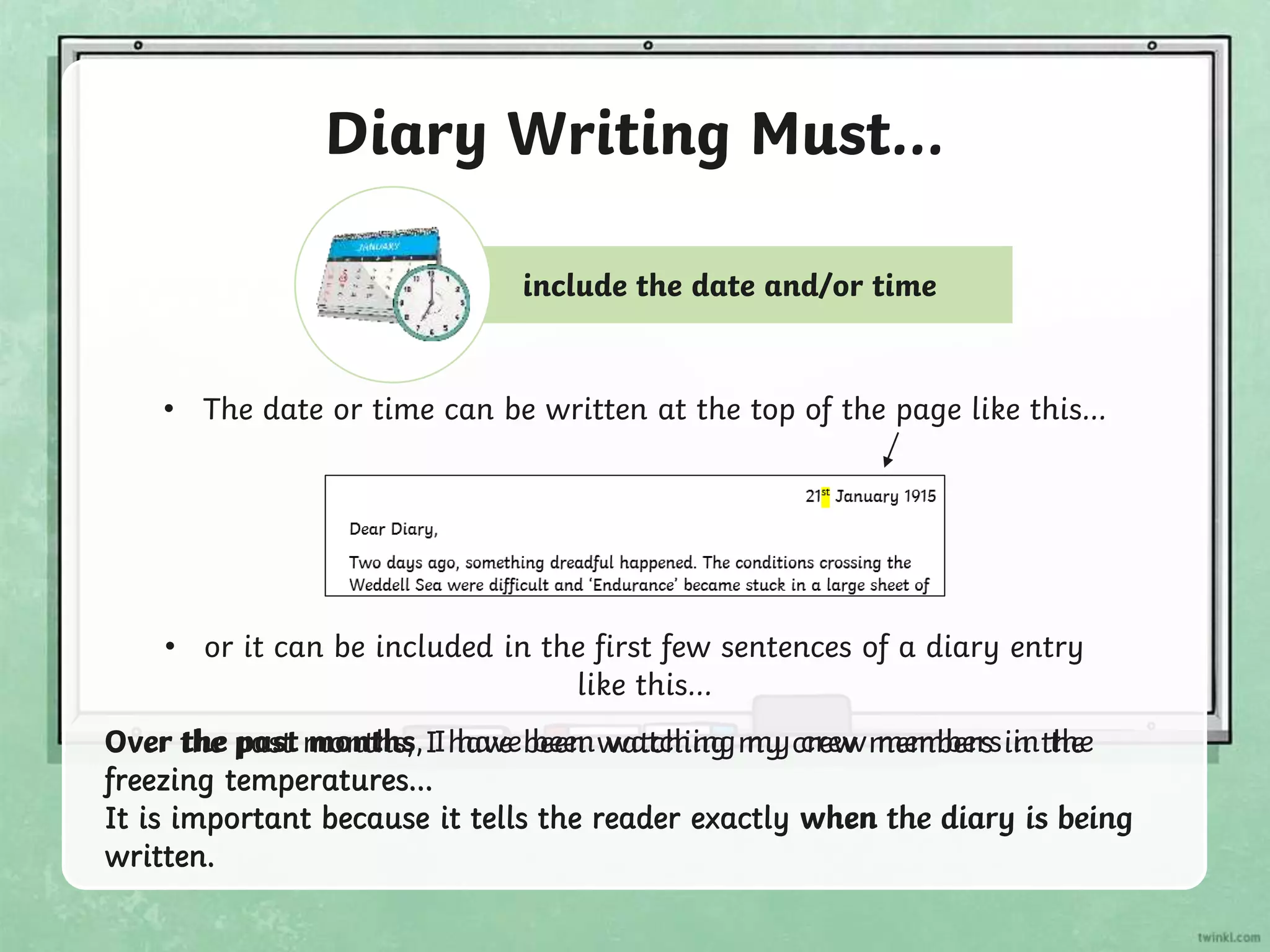 English Diary Writing Powerpoint.pptx