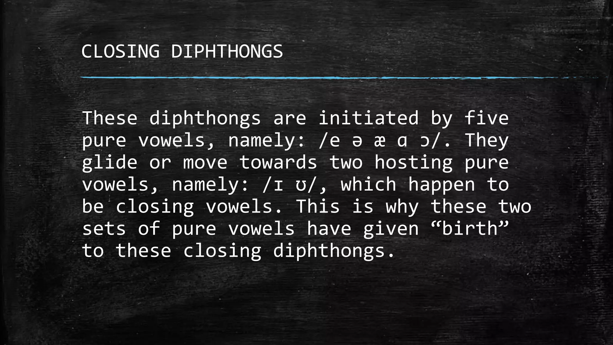 English Diphthongs | PPTX