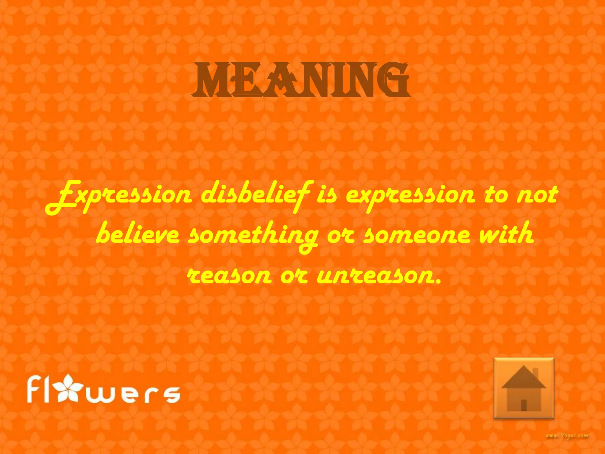 English disbelief & surprising (SMA X) | PPTX