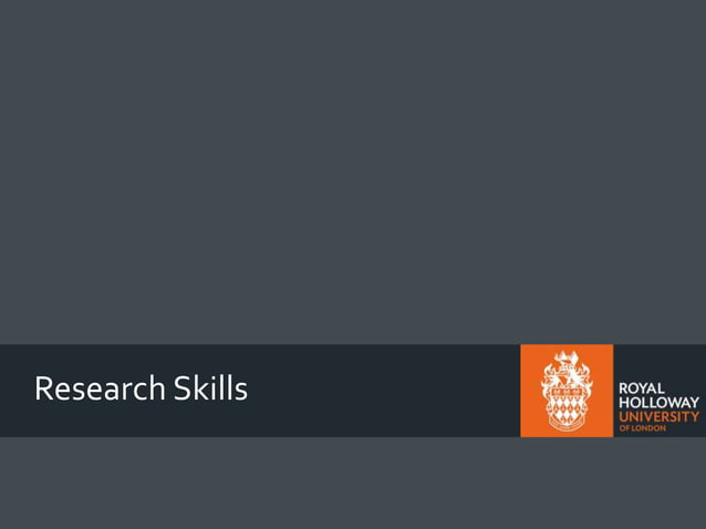 English dissertation research skills | PPT
