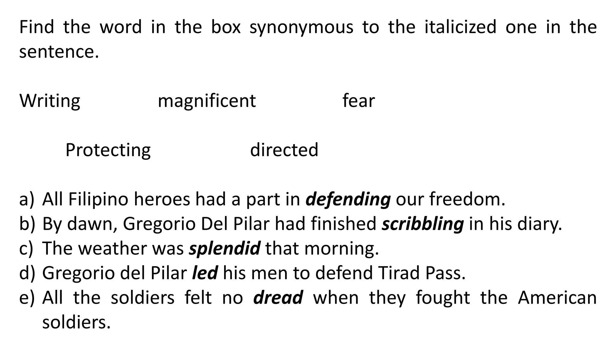 English eIMs - key sentence | PPT