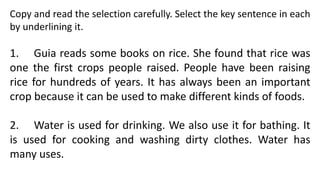 English eIMs - key sentence | PPT