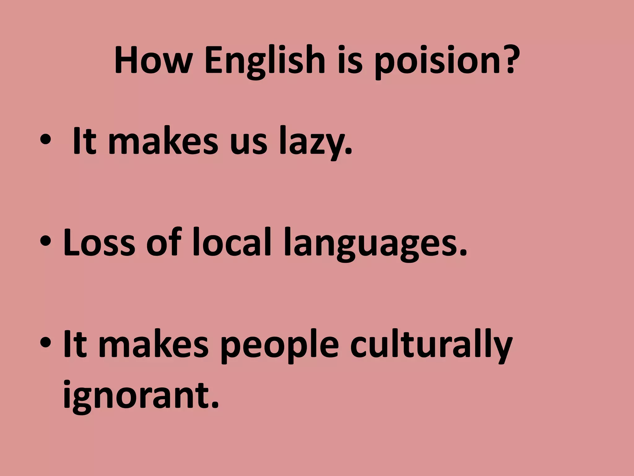 English elixir or poision | PPTX