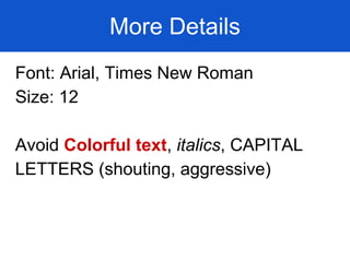 English email writing 101 | PDF