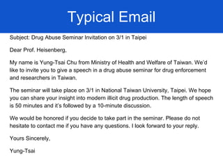 English email writing 101 | PDF