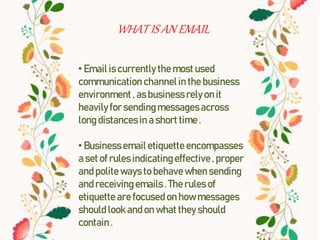 English Email Writing byme- at work place ppt pptx | PPTX