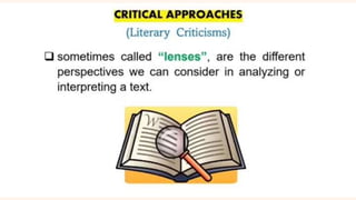 CRITIQUING A LITERARY SELECTION BASED ON DIFFERENT APPROACHES | PPTX