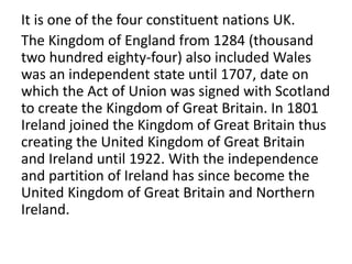 English england | PPTX