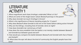 Anglo-American Literature English 8 Epicpptx | PPT