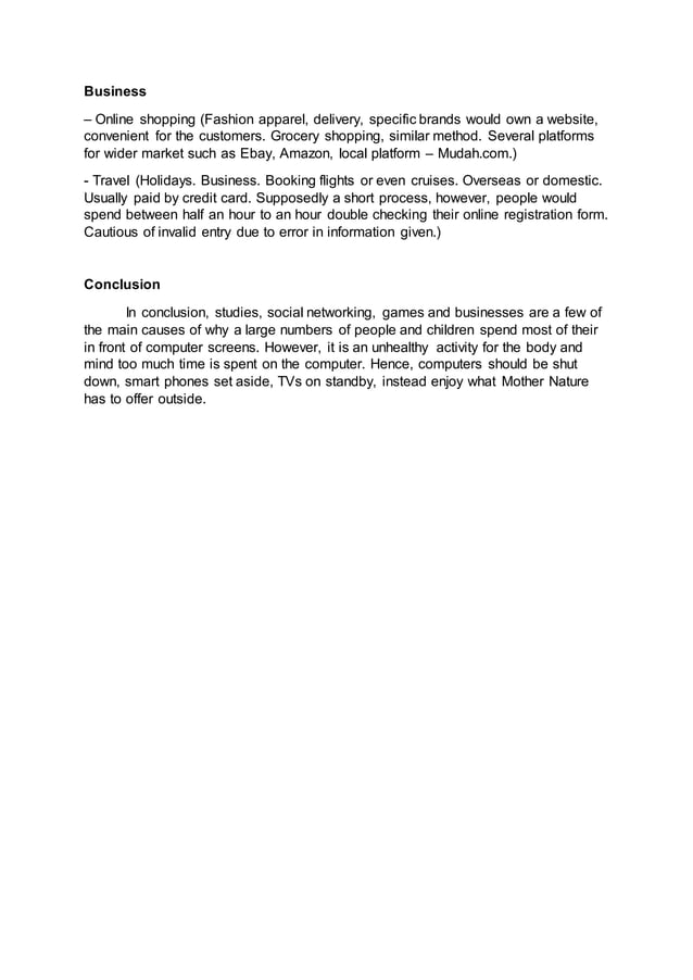 English essay computers | PDF