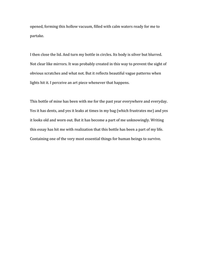Descriptive / Narrative Essay | PDF