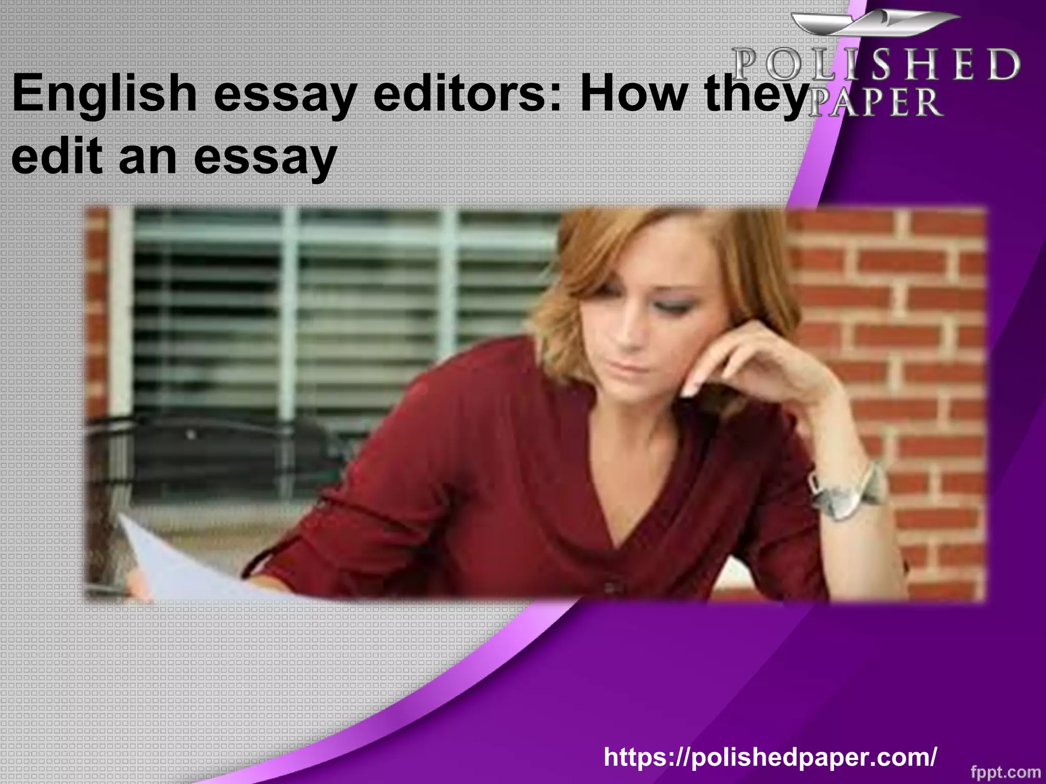 English essay editors how they edit an essay | PPT