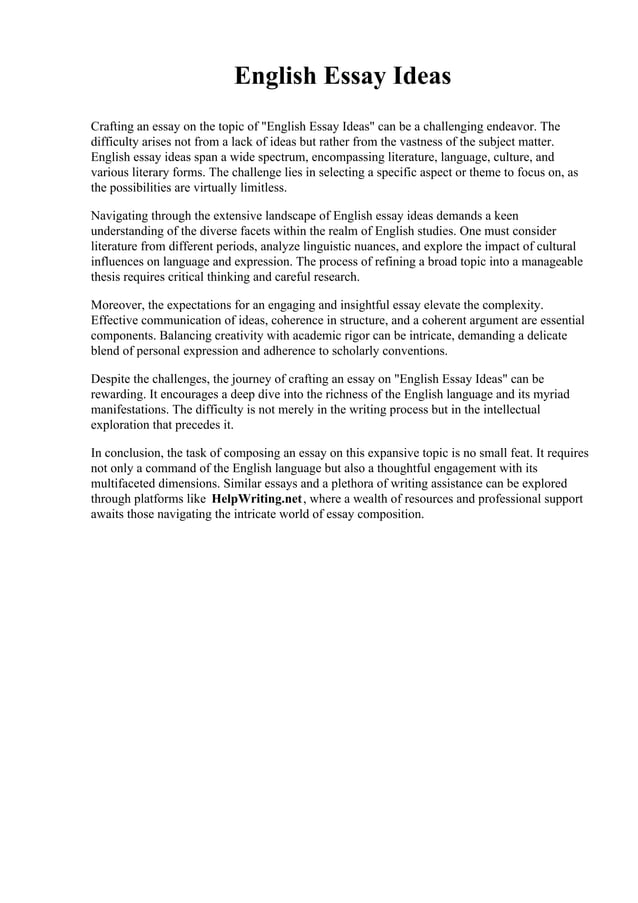 English Essay Ideas.pdf