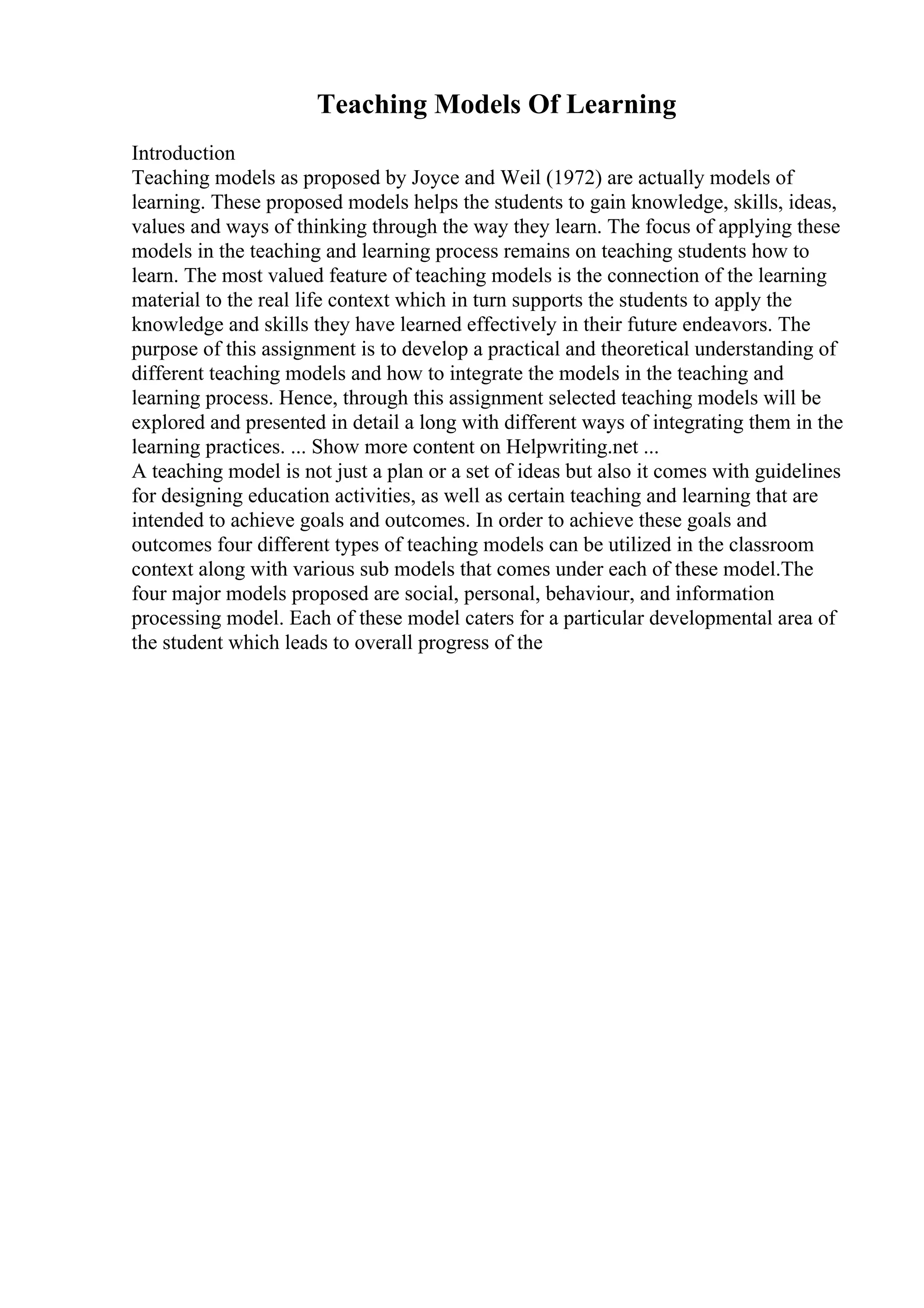 English Essay Question Examples | PDF