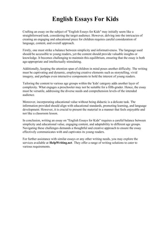 English Essays For Kids.pdf