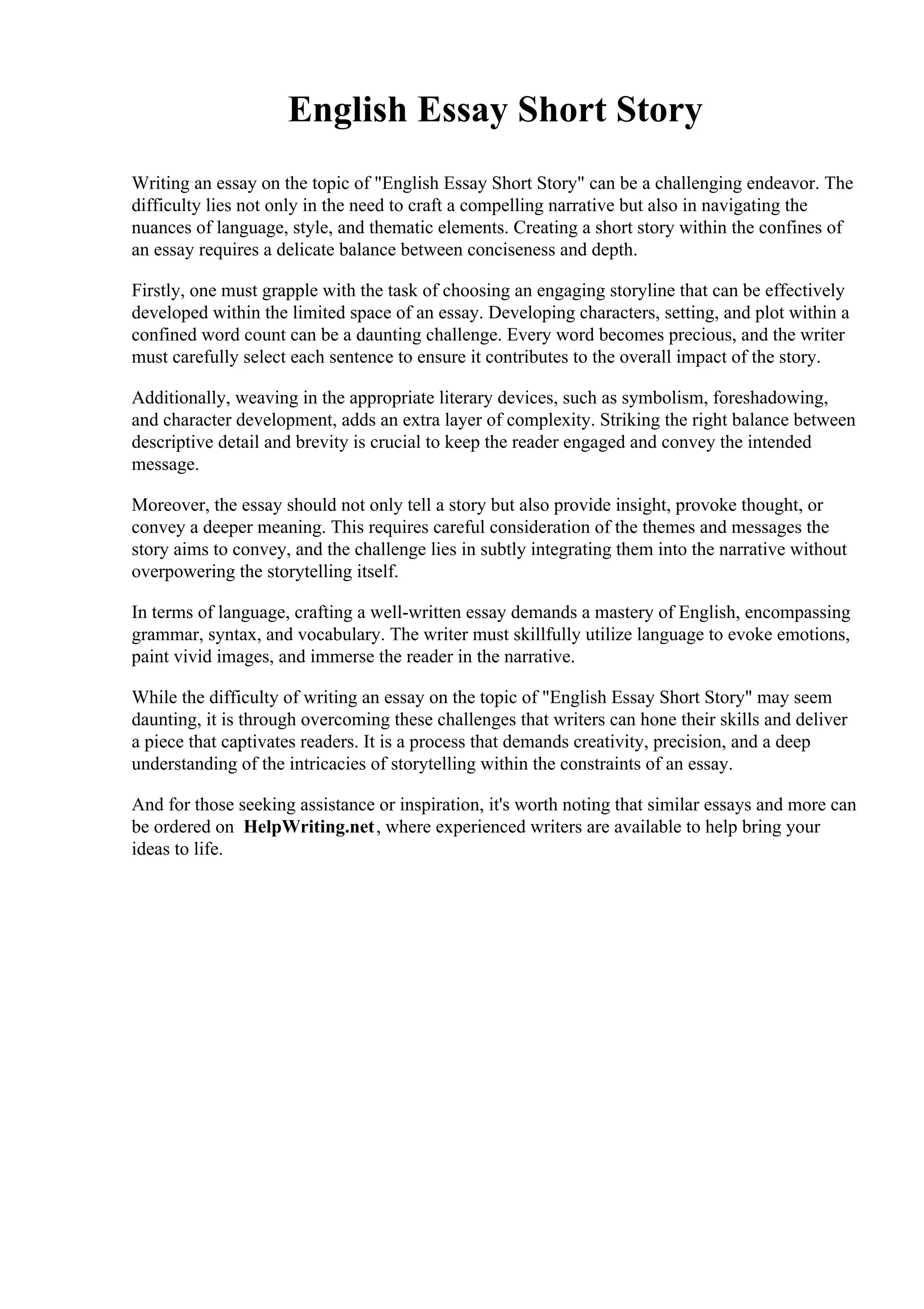 English Essay Short Story.pdf