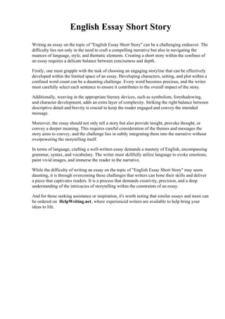 English Essay Short Story.pdf