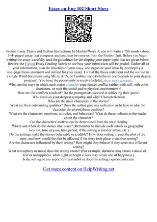 English Essay Story | PDF