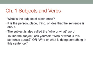 English Essentials Power Points | PPTX