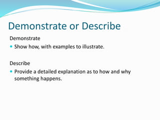 English exam revision terminology explained | PPTX