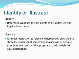 English exam revision terminology explained | PPTX