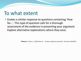 English exam revision terminology explained | PPTX