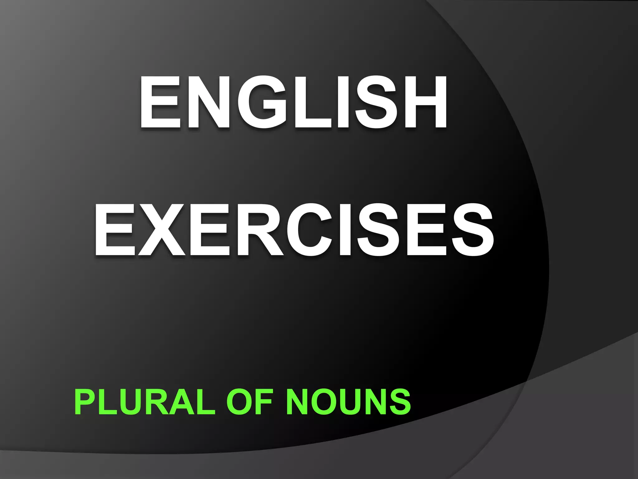 English exercises - plural.pptx