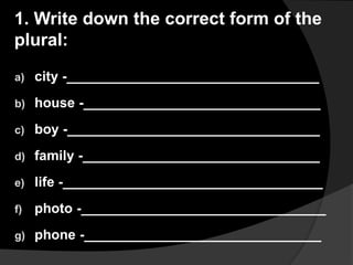 English exercises - plural.pptx