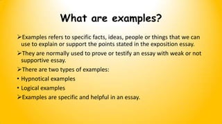 English exposition | PPTX | Science