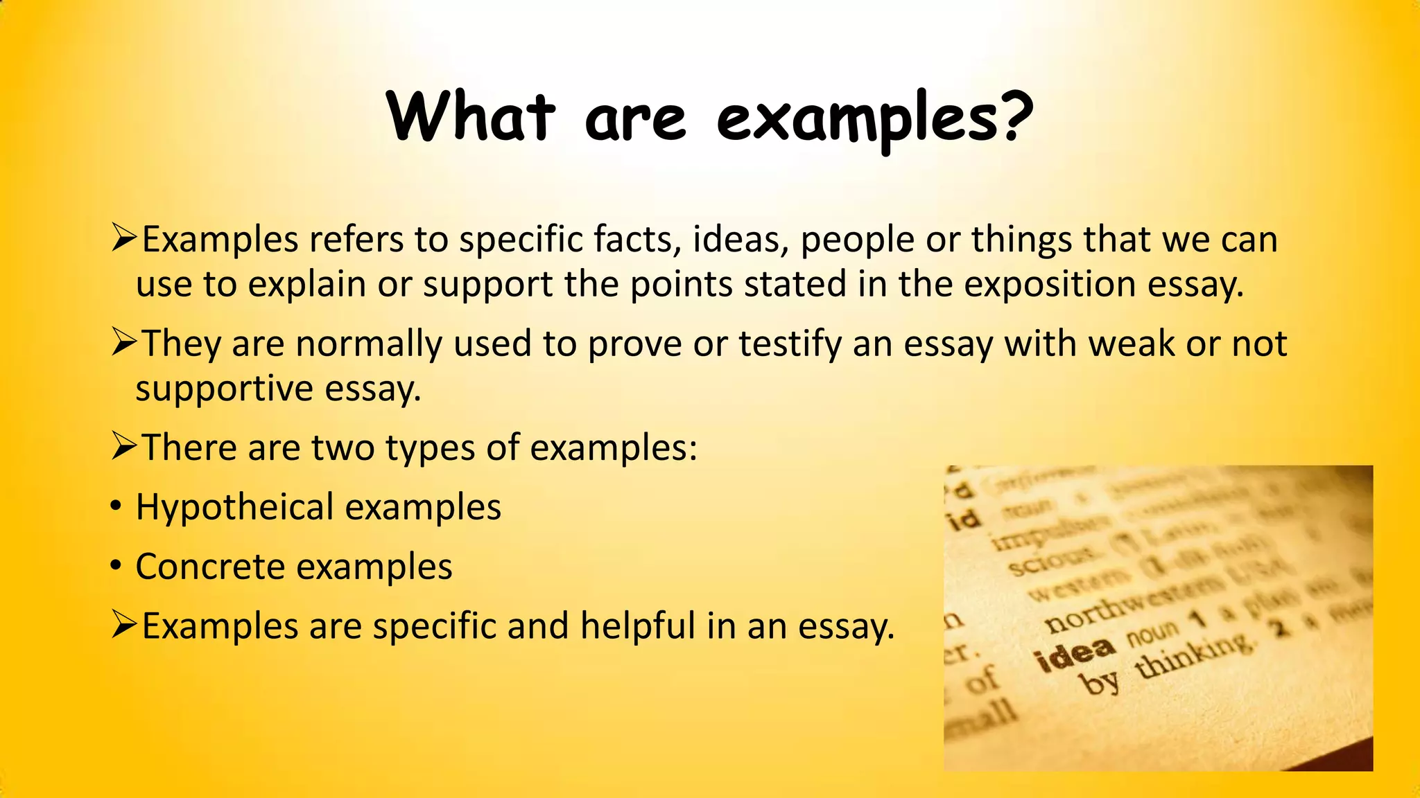 English exposition | PPTX