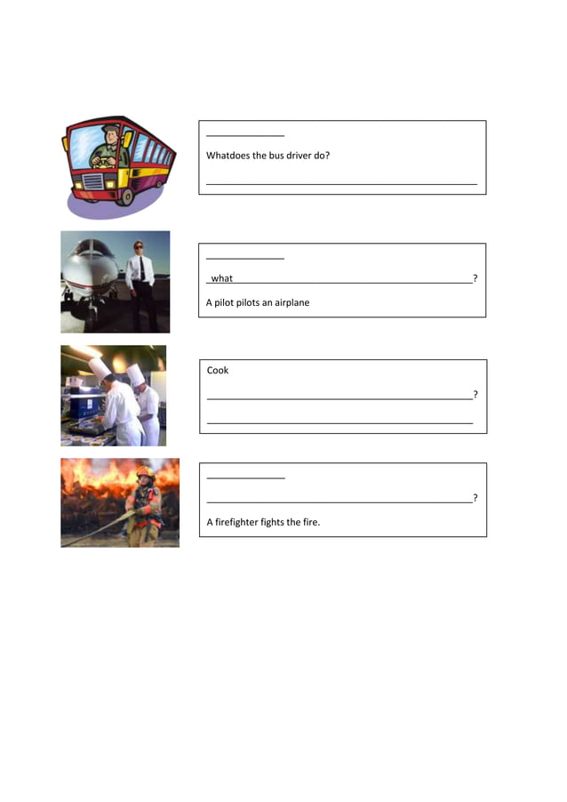 English exercises for fourth grade (part 2) | DOCX