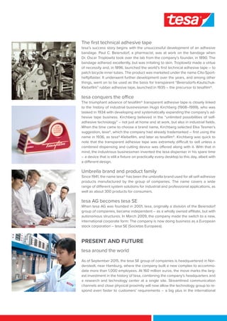 tesa fact sheet | PDF