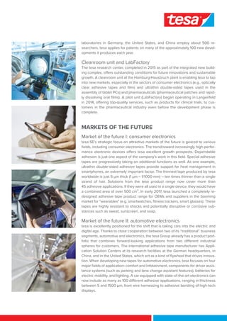 tesa fact sheet | PDF