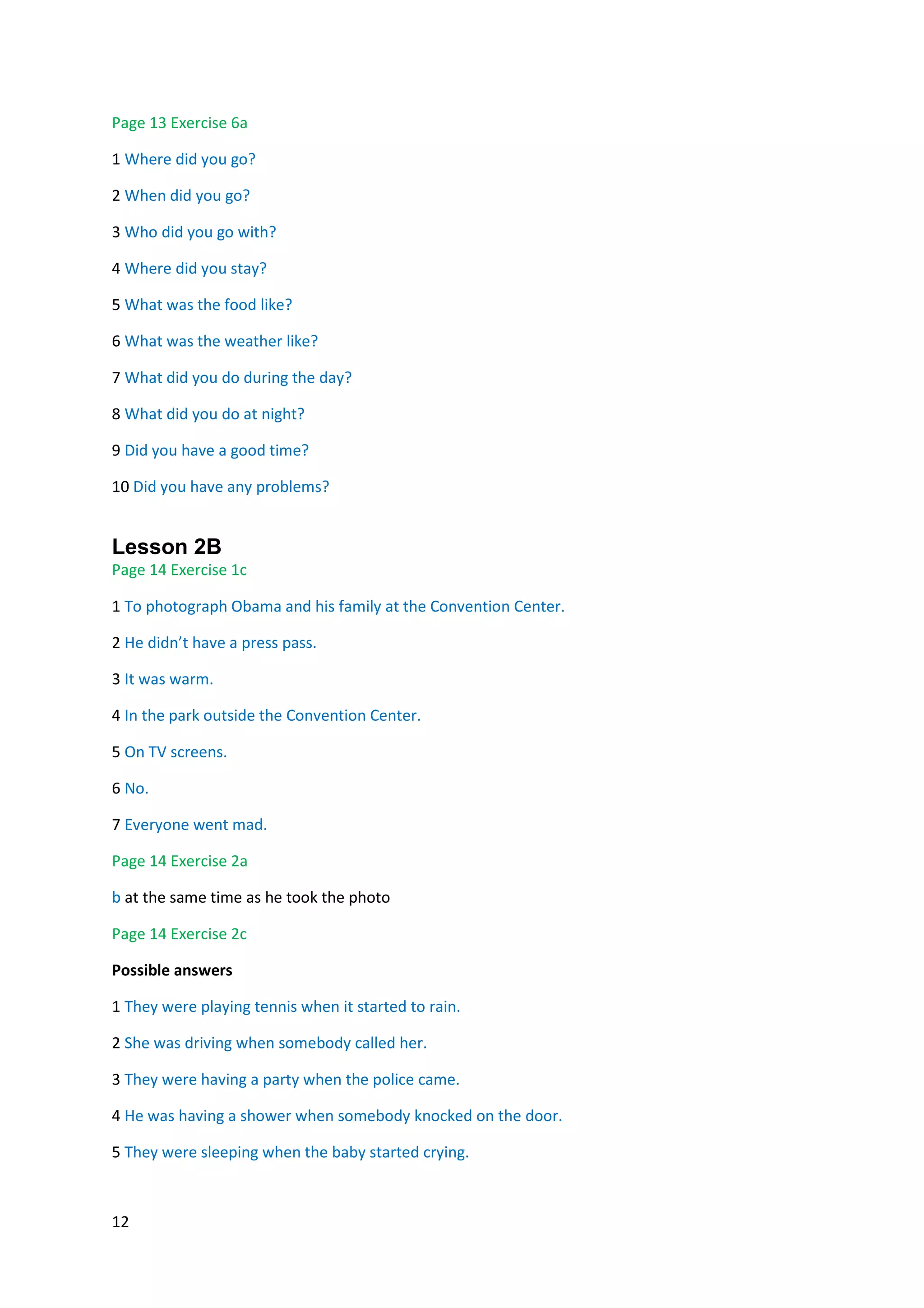 English file 3e_pre-int_sb_answer_key | PDF