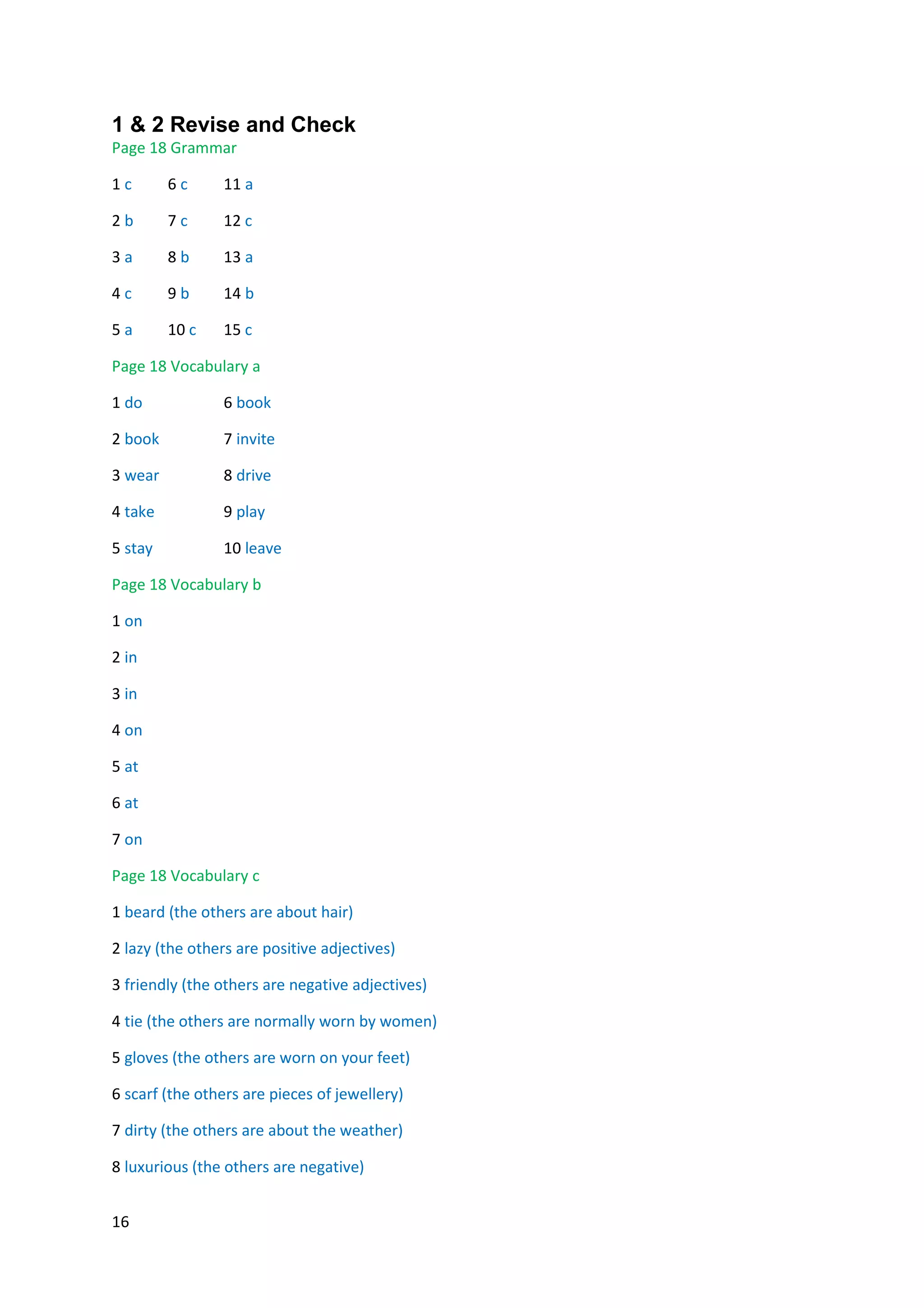 English file 3e_pre-int_sb_answer_key | PDF