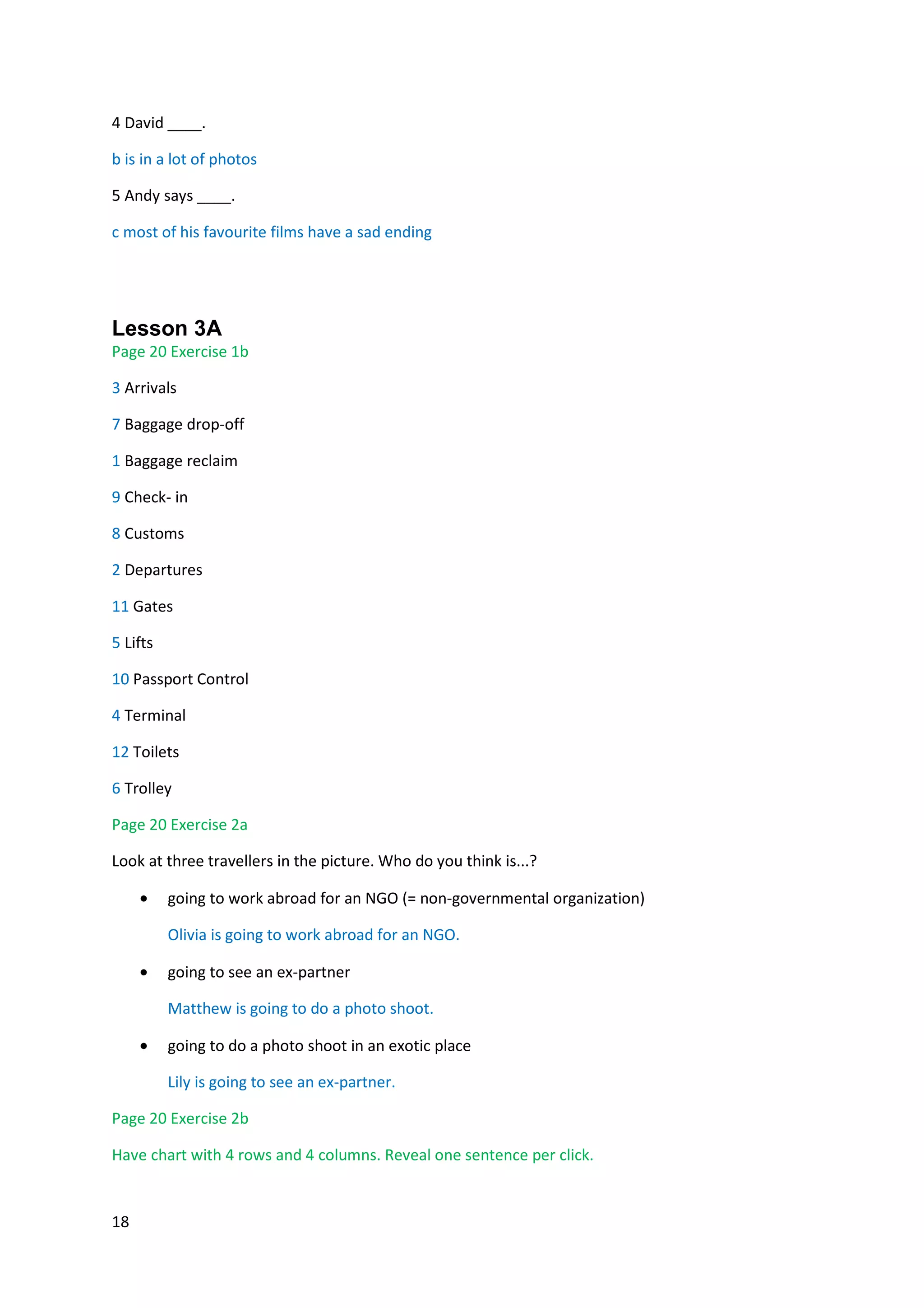 English file 3e_pre-int_sb_answer_key | PDF