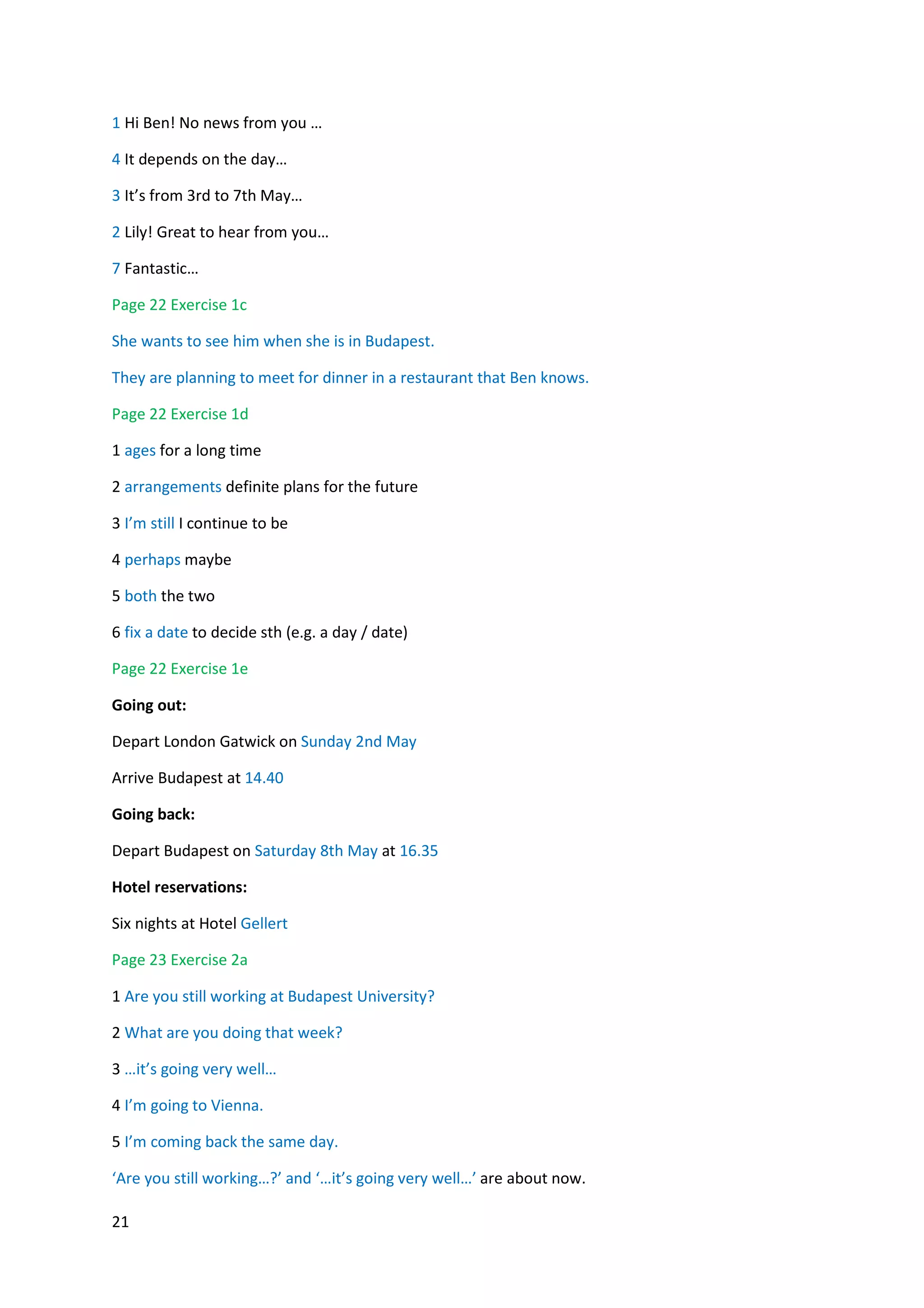 English file 3e_pre-int_sb_answer_key | PDF