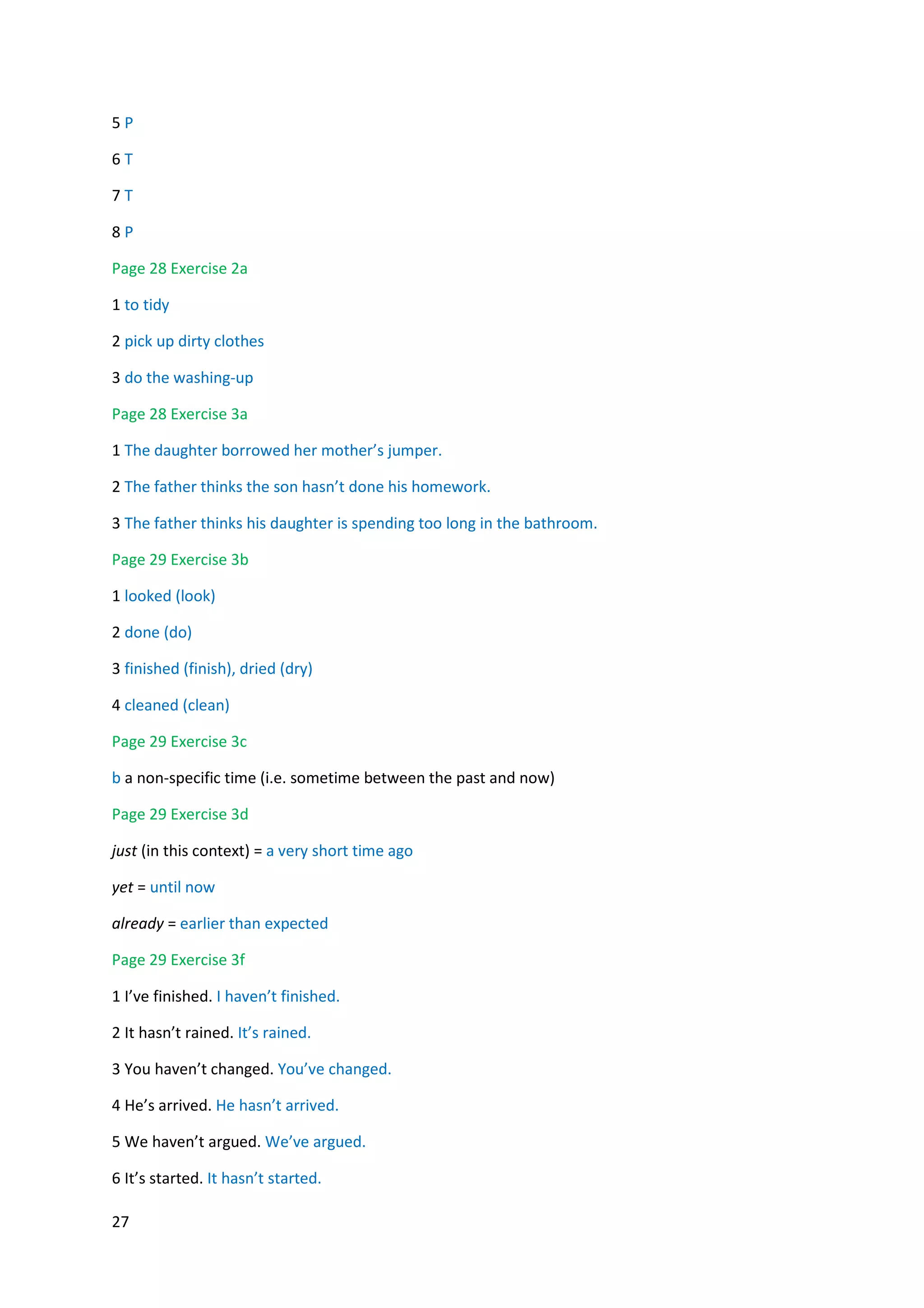 English file 3e_pre-int_sb_answer_key | PDF