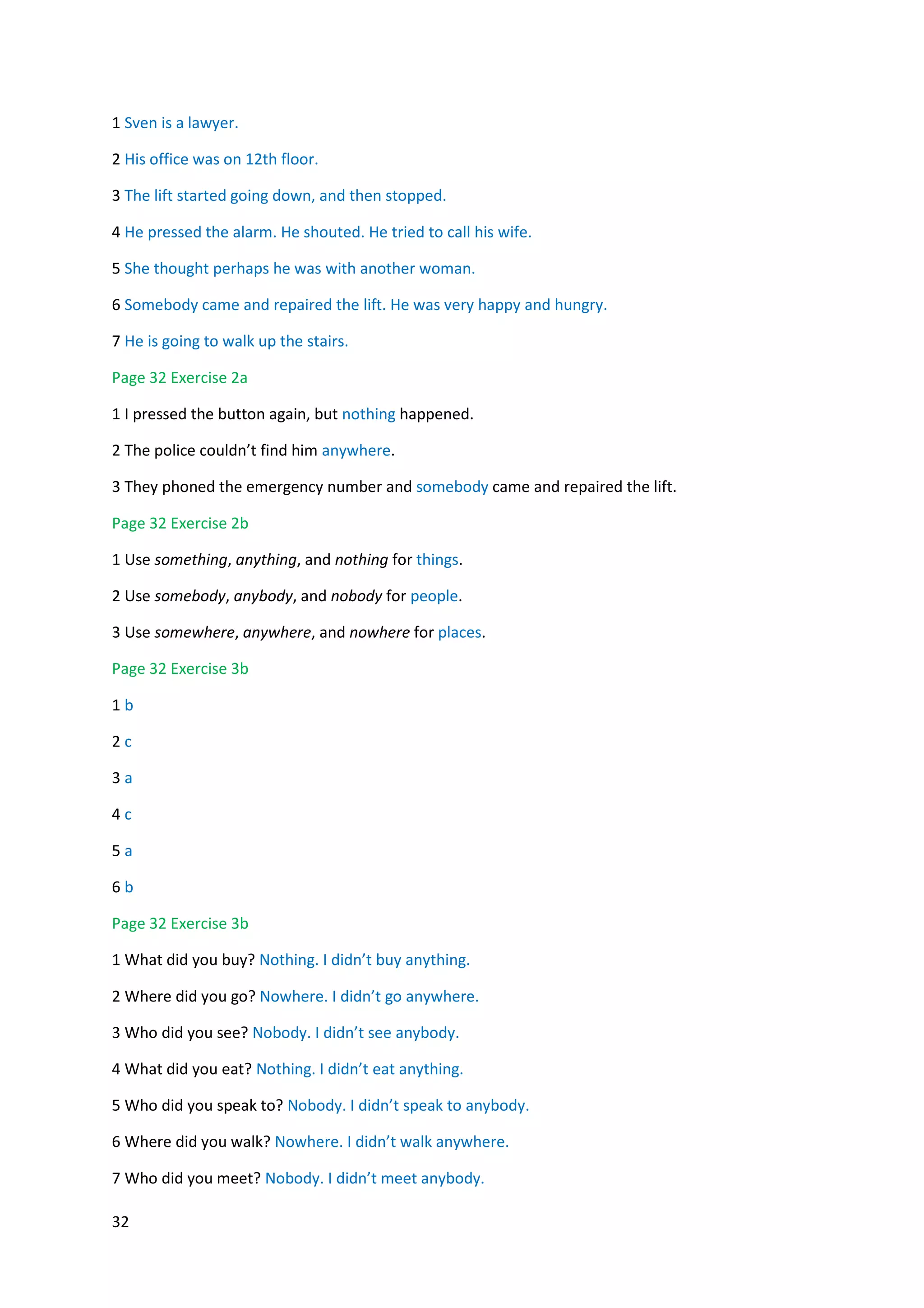 English file 3e_pre-int_sb_answer_key | PDF
