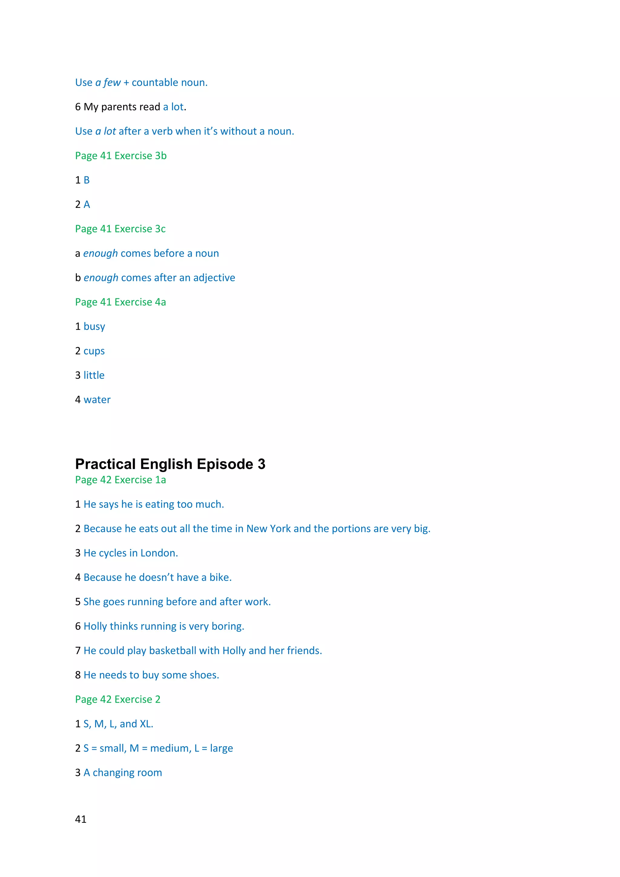 English file 3e_pre-int_sb_answer_key | PDF