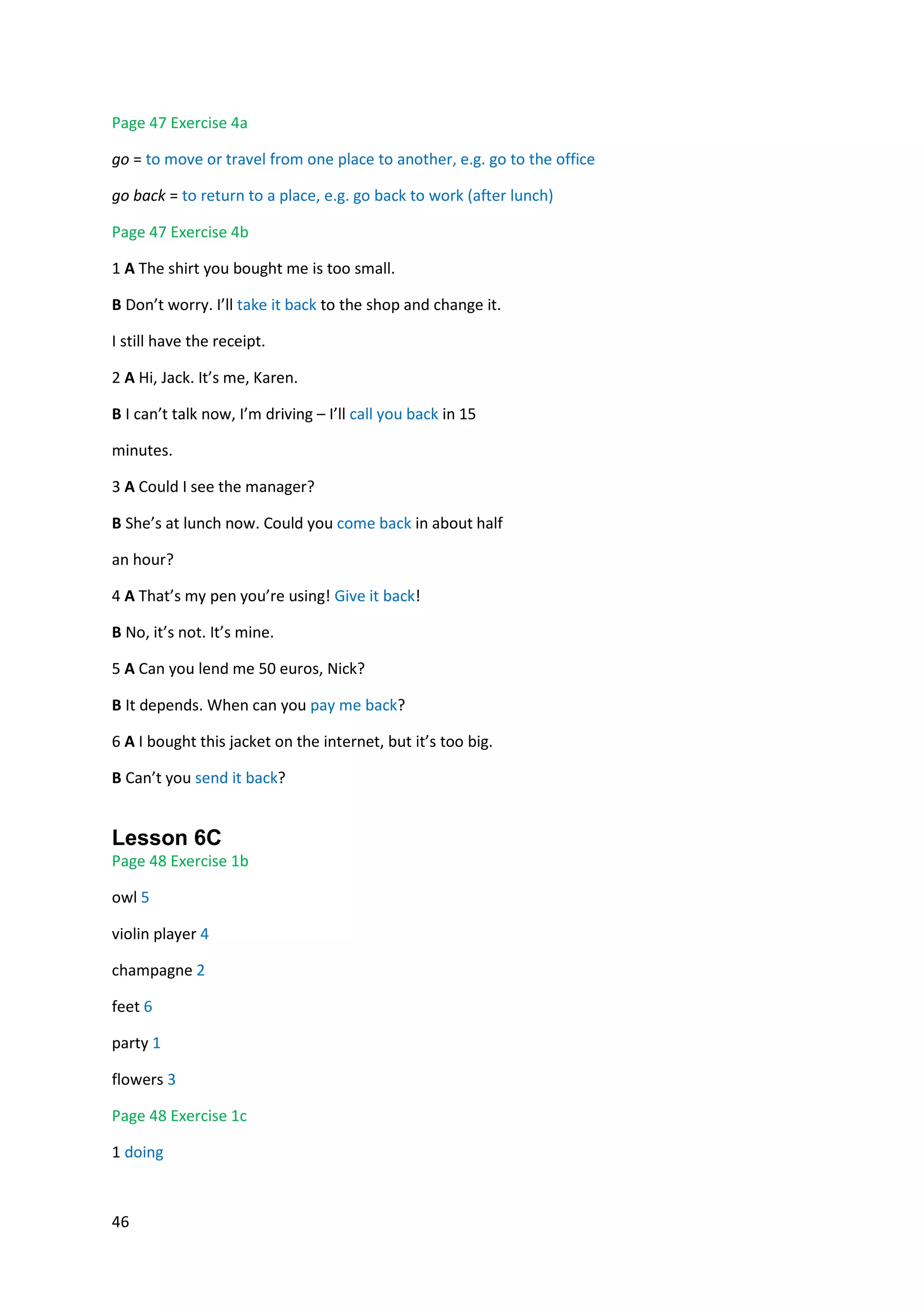 English file 3e_pre-int_sb_answer_key | PDF