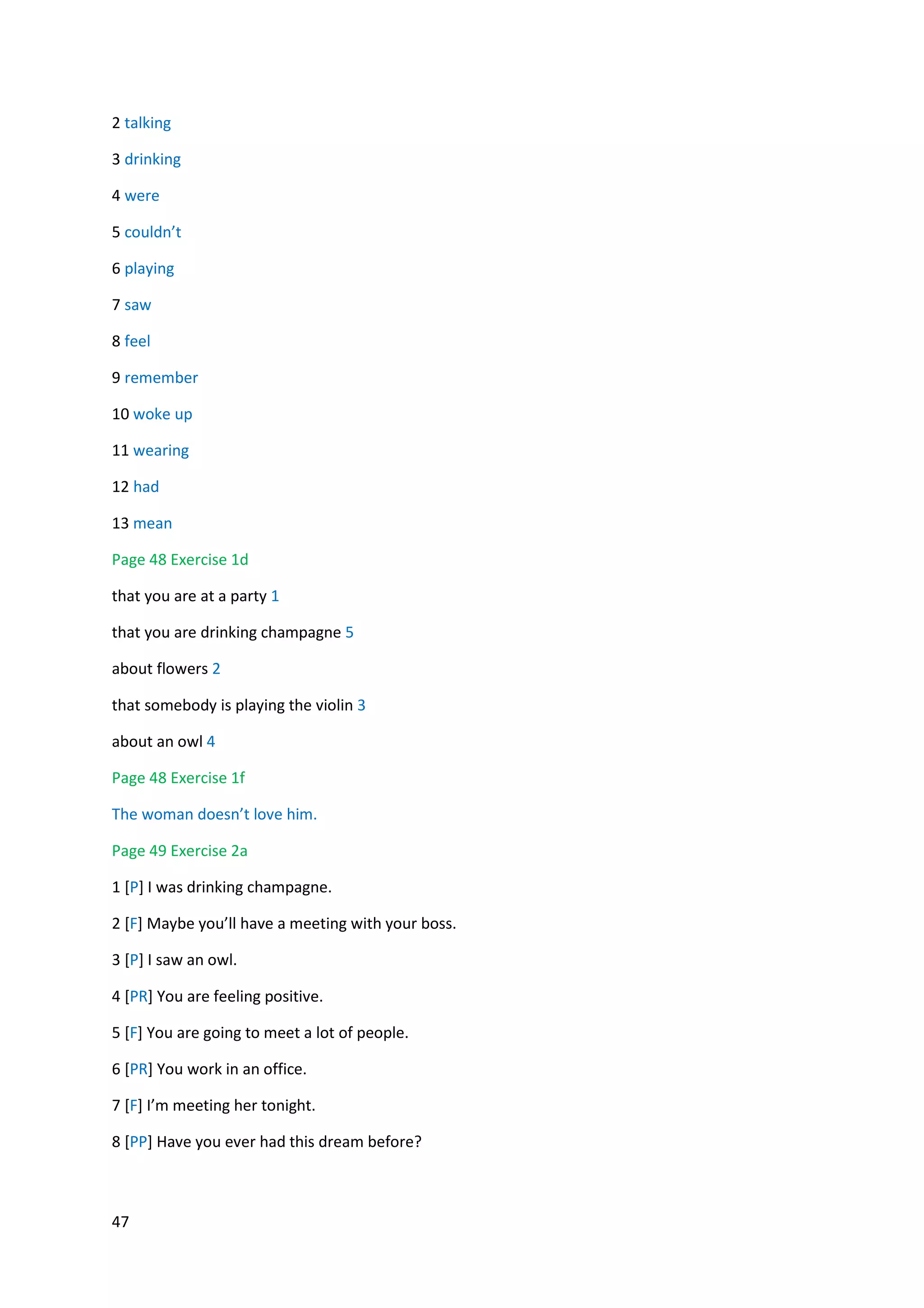 English file 3e_pre-int_sb_answer_key | PDF