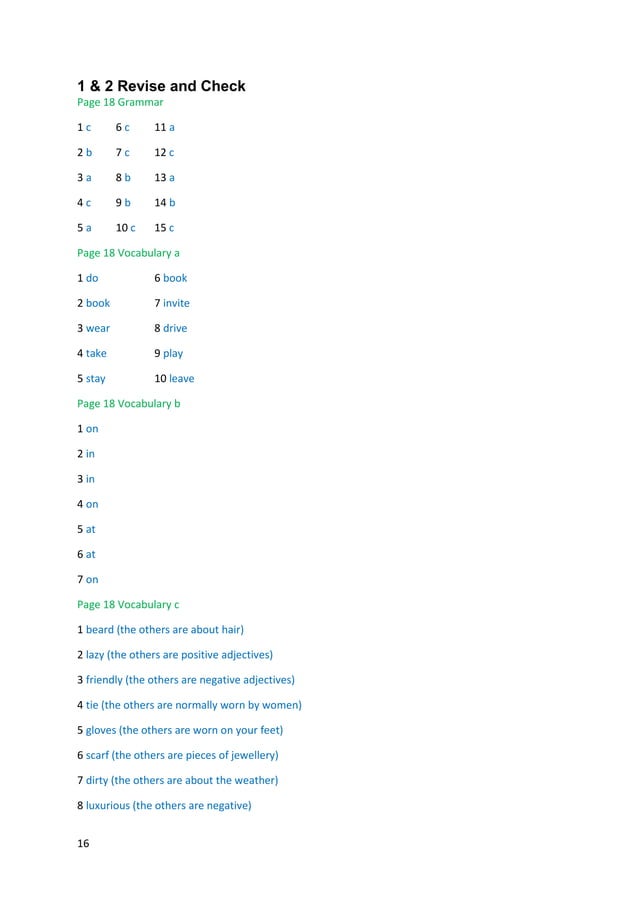English file 3e_pre-int_sb_answer_key | PDF | Dating | Family and ...