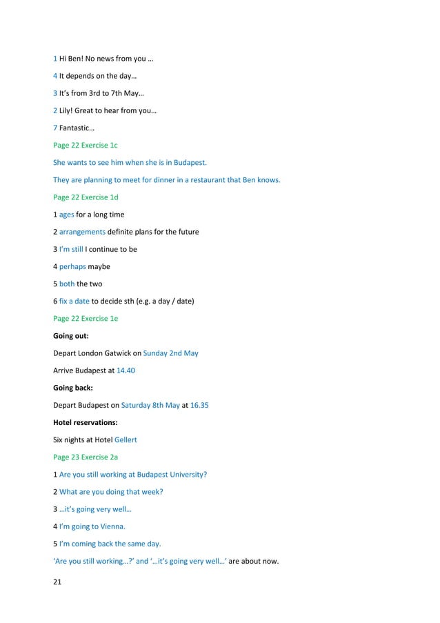 English file 3e_pre-int_sb_answer_key | PDF | Dating | Family and ...