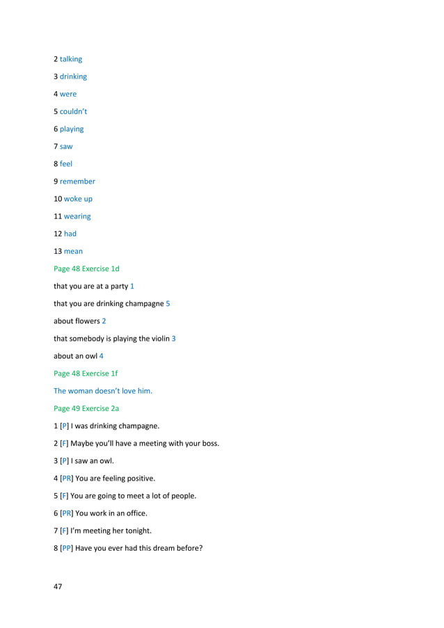 English file 3e_pre-int_sb_answer_key | PDF | Dating | Family and Relationships