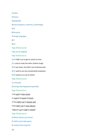 English file 3e_pre-int_sb_answer_key | PDF