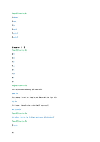 English file 3e_pre-int_sb_answer_key | PDF